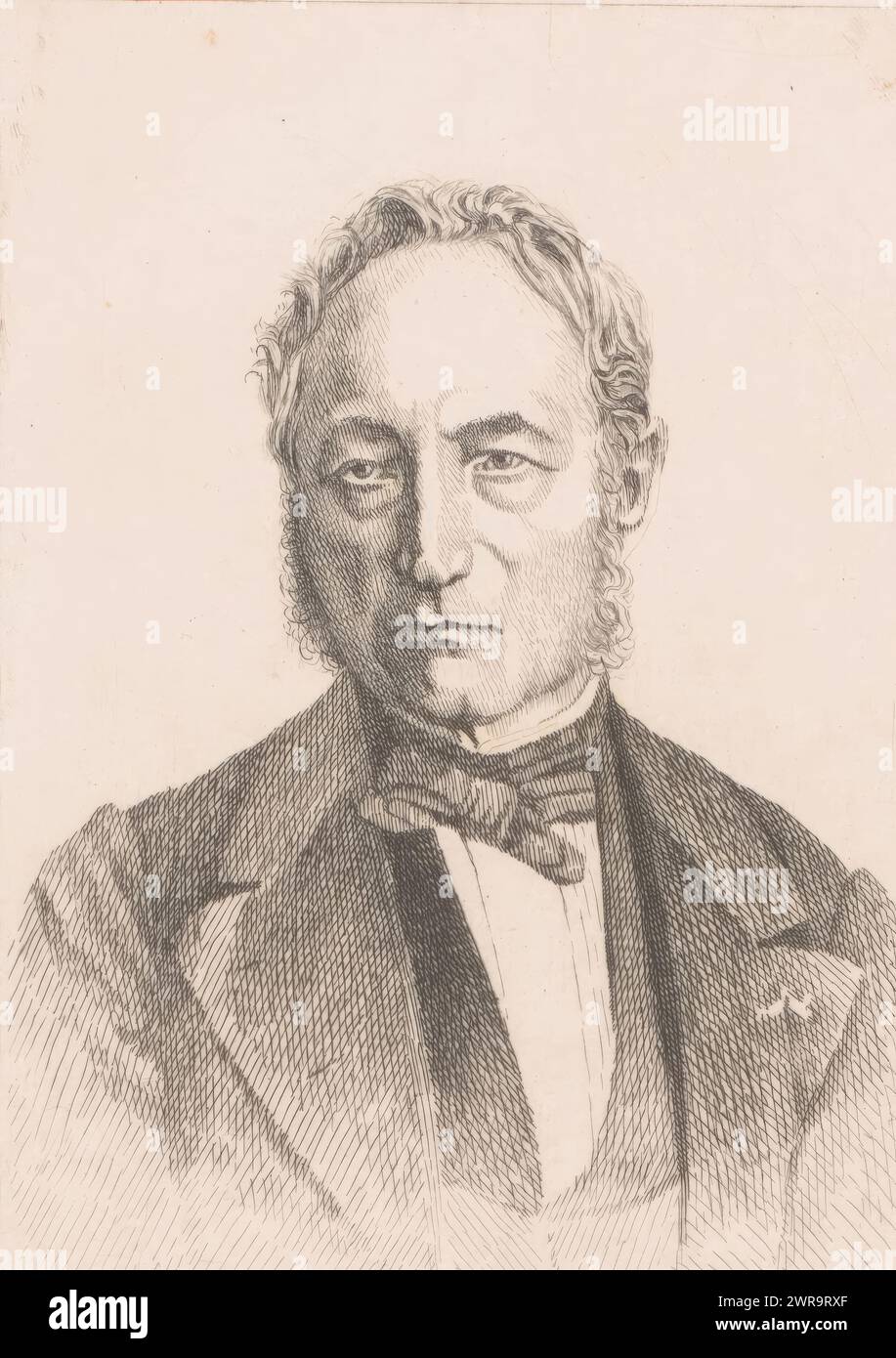 Portrait of G. Demoulin, print maker: Auguste Danse, (signed by artist ...