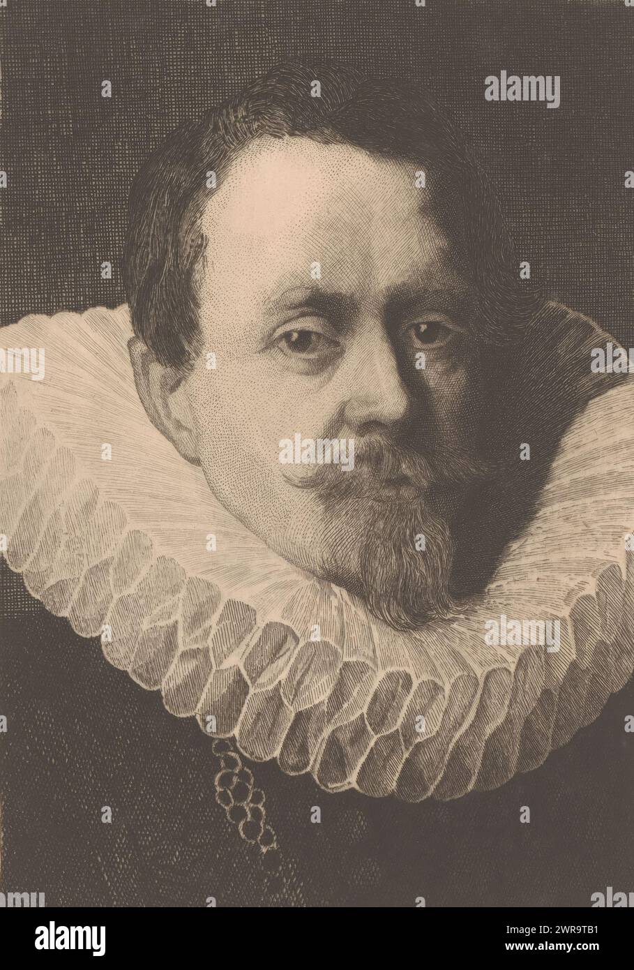 Portrait of Jean Charles de Cordes, print maker: Joseph Dujardin ...