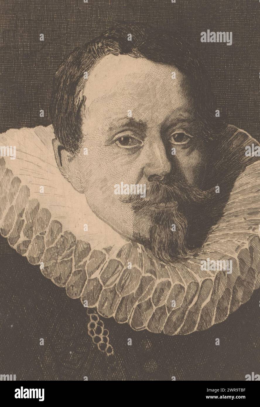 Portrait of Jean Charles de Cordes, print maker: Joseph Dujardin ...