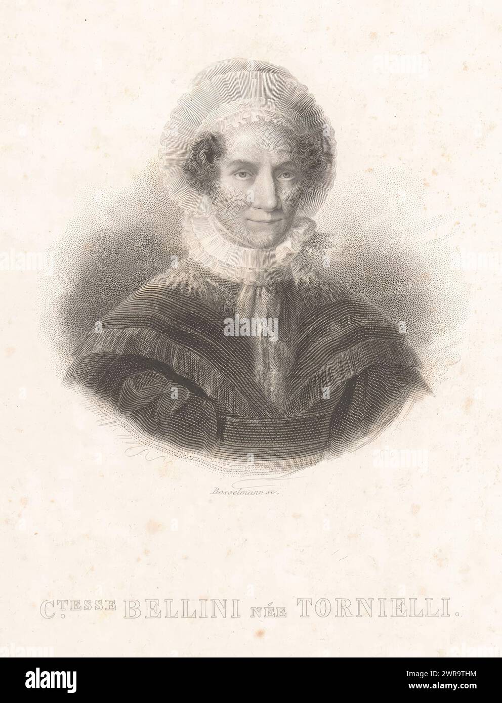 Portrait of Giuseppa Tornielli Bellini, Ctesse Bellini nee Tornielli ...