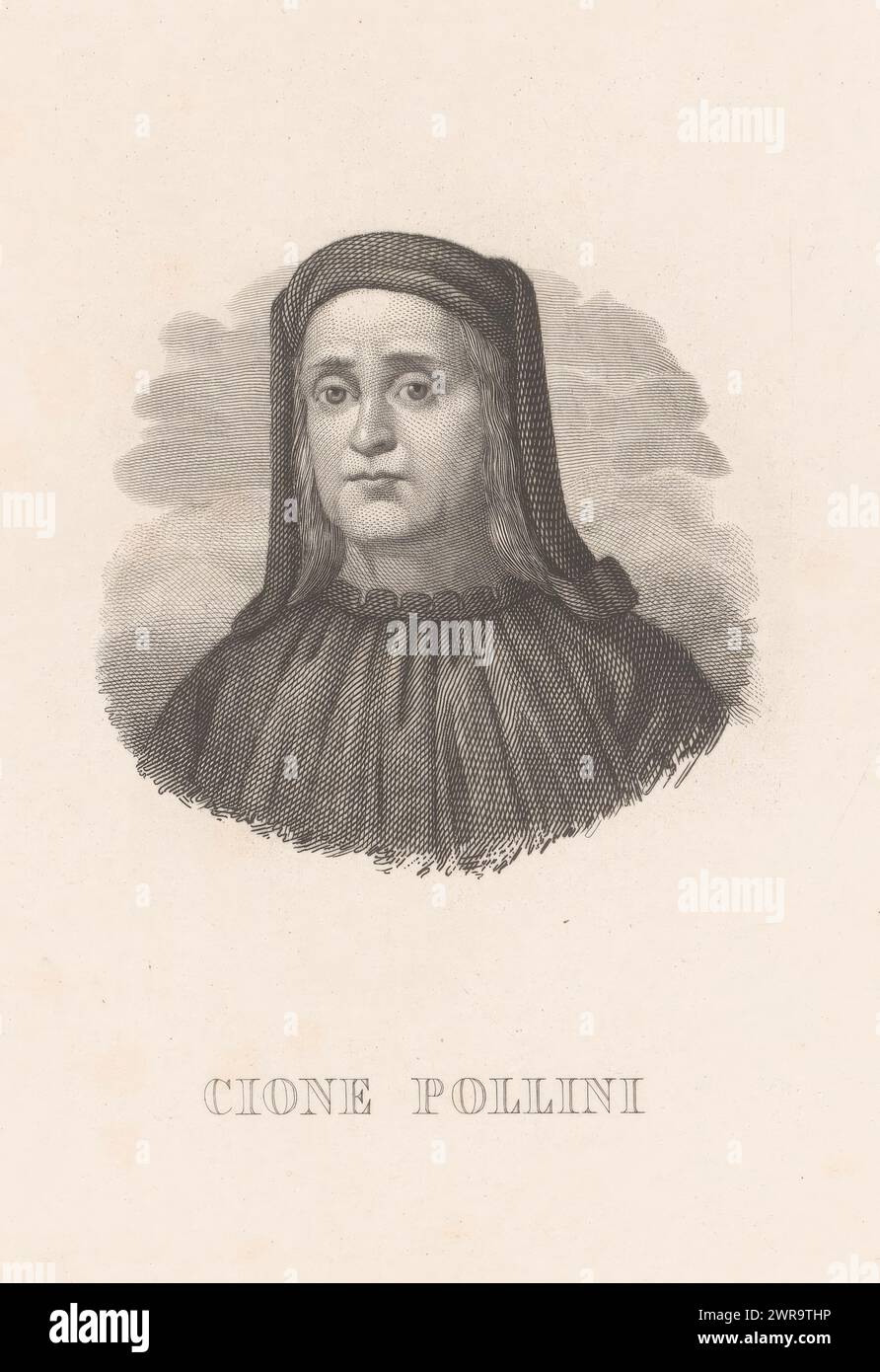 Portrait of Cione Pollini, Cione Pollini (title on object), print maker ...