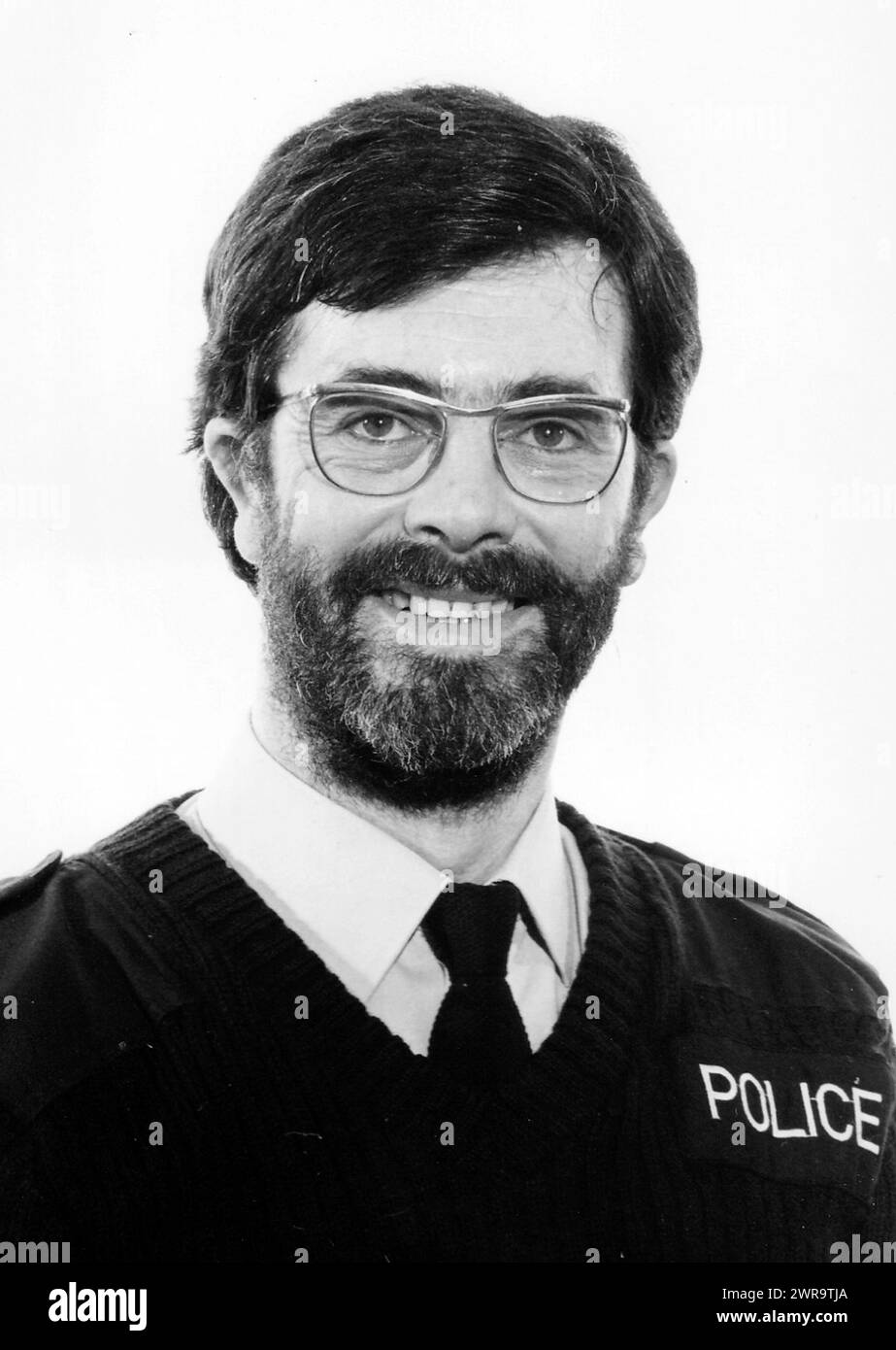 COSHAM POLICE CONSTABLE JOHN DAVIES 1987 PIC MIKE WALKER 1987 Stock ...