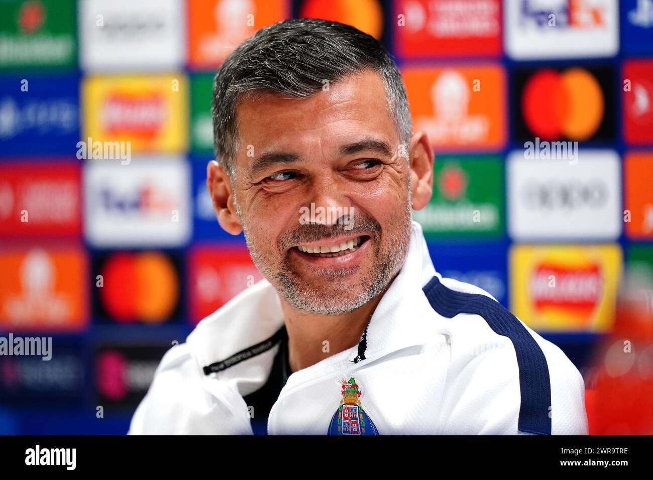 FC Porto manager Sergio Conceicao during a press conference at the ...