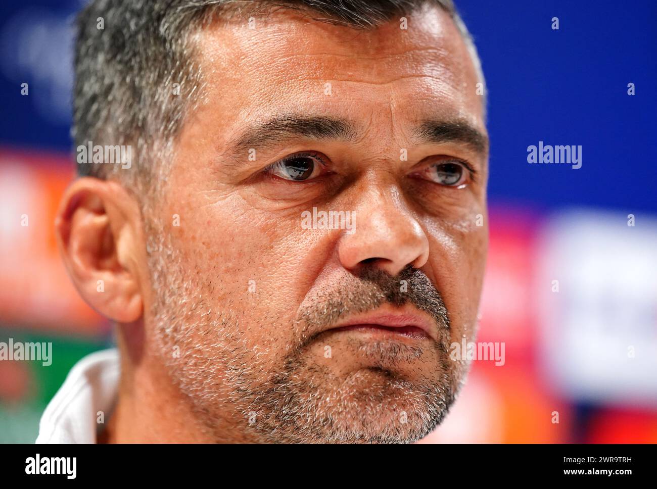FC Porto manager Sergio Conceicao during a press conference at the ...