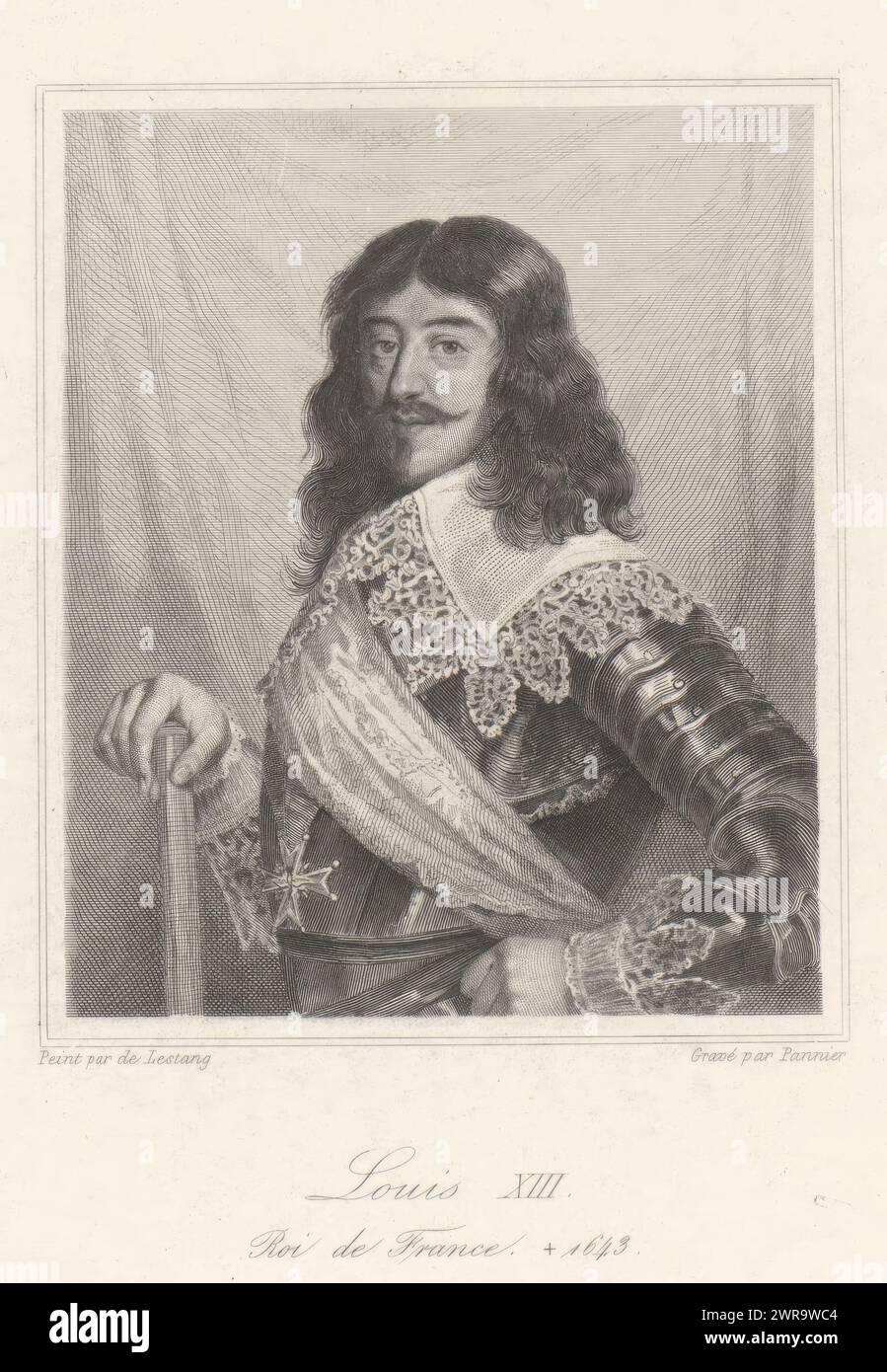 Portrait of Louis XIII, Louis XIII (title on object), Historical ...