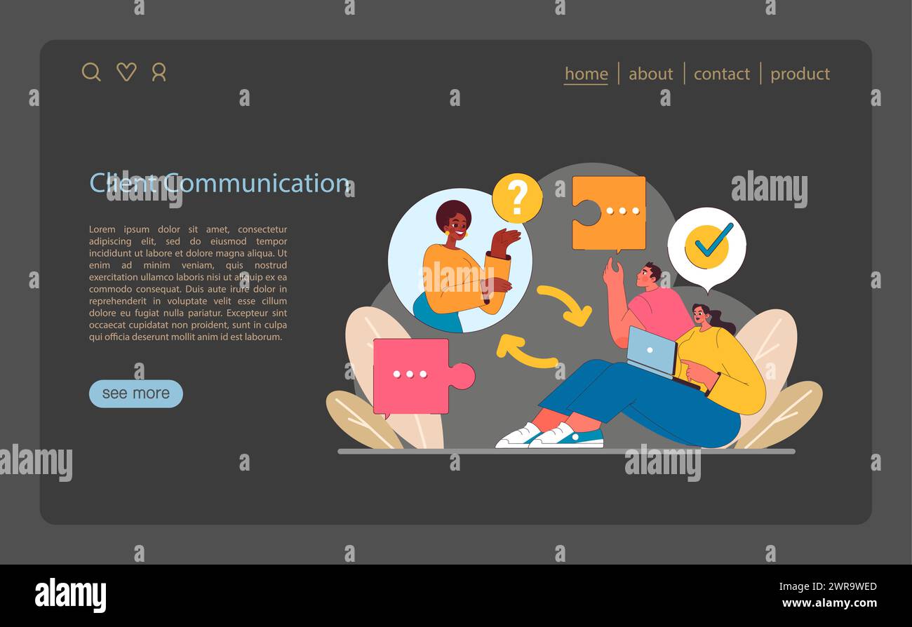 Client Communication in IT project management. Demonstrates active ...