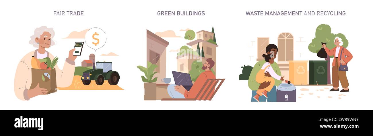 Promoting fair trade Cut Out Stock Images & Pictures - Alamy