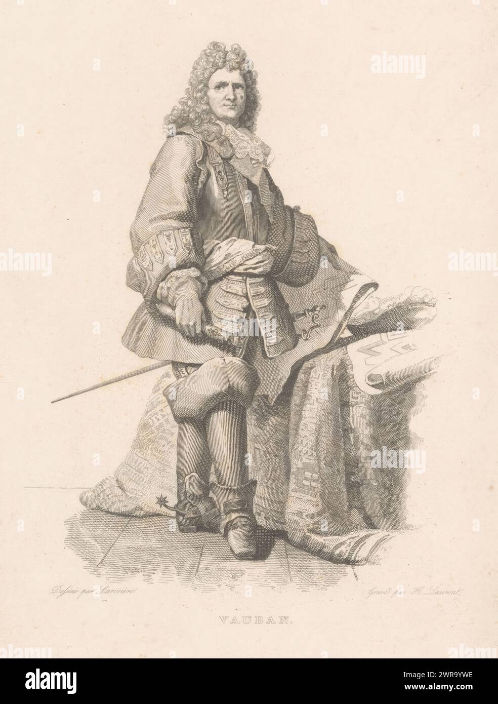 Portrait of Sébastien Le Prestre de Vauban, Vauban (title on object ...