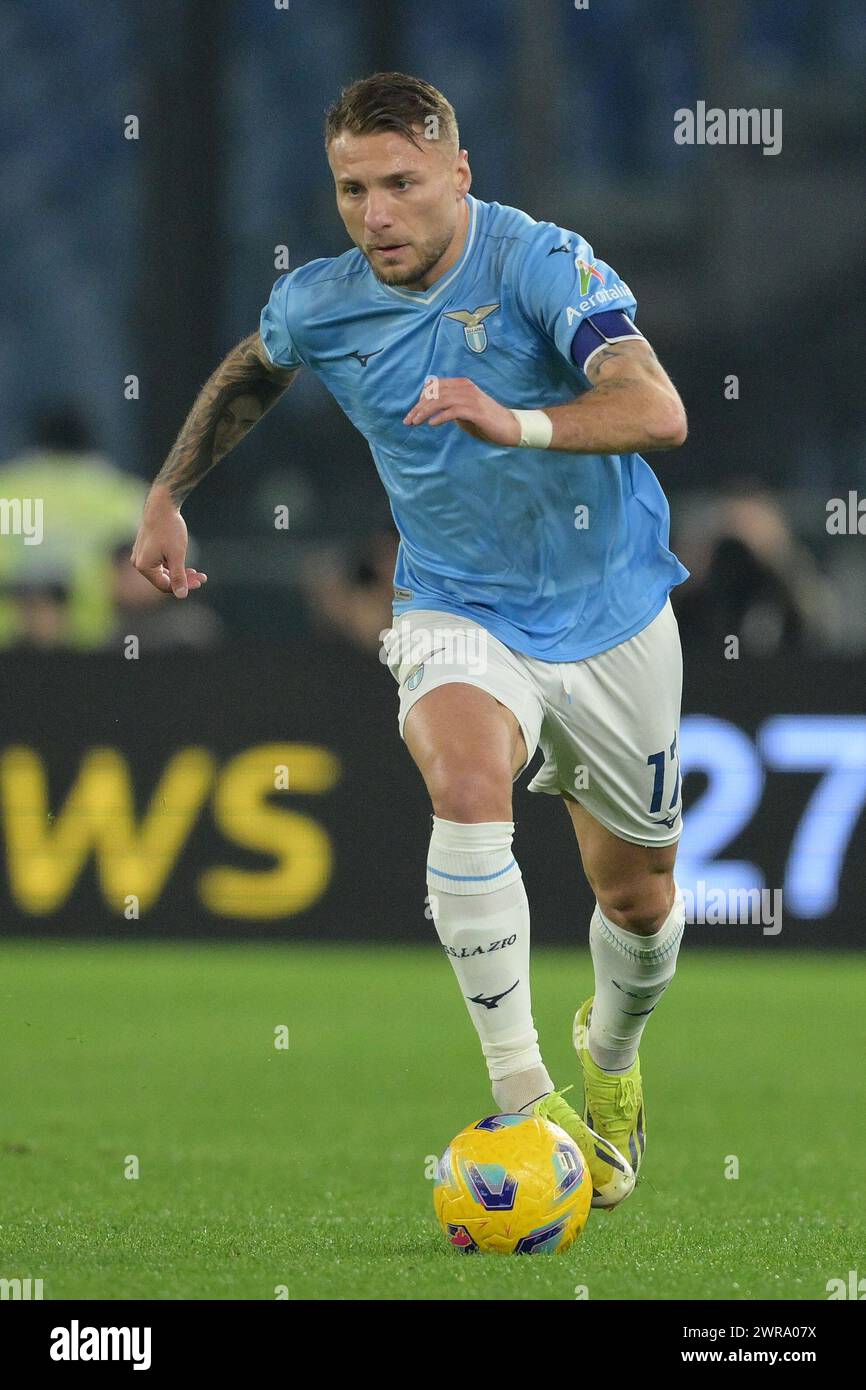 Ciro Immobile (17 SS Lazio)during the Serie A Tim soccer match between Lazio and Udinese at the ...