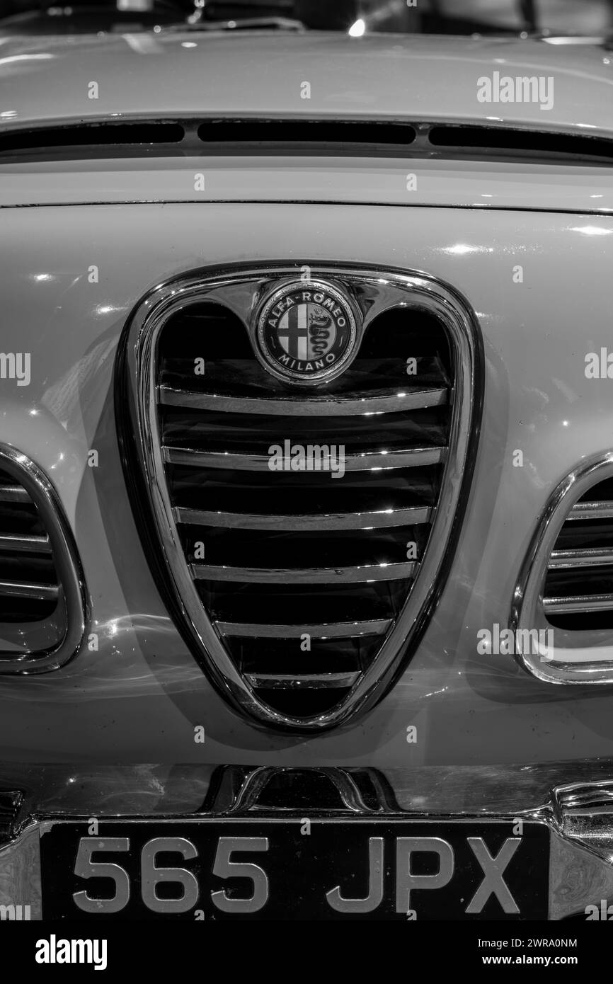 Alpha romeo 2600 spider Black and White Stock Photos & Images - Alamy