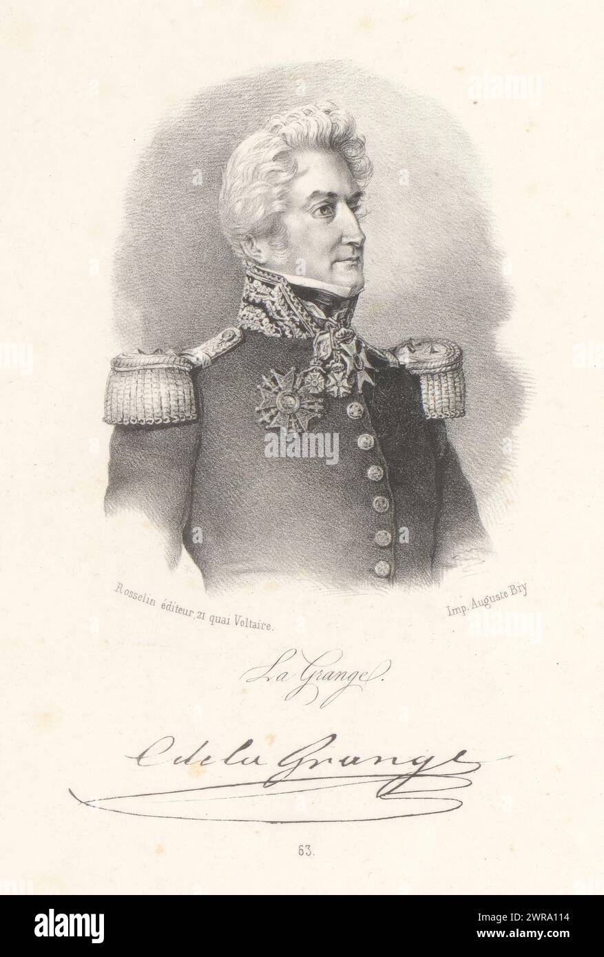 General joseph lagrange hi-res stock photography and images - Alamy