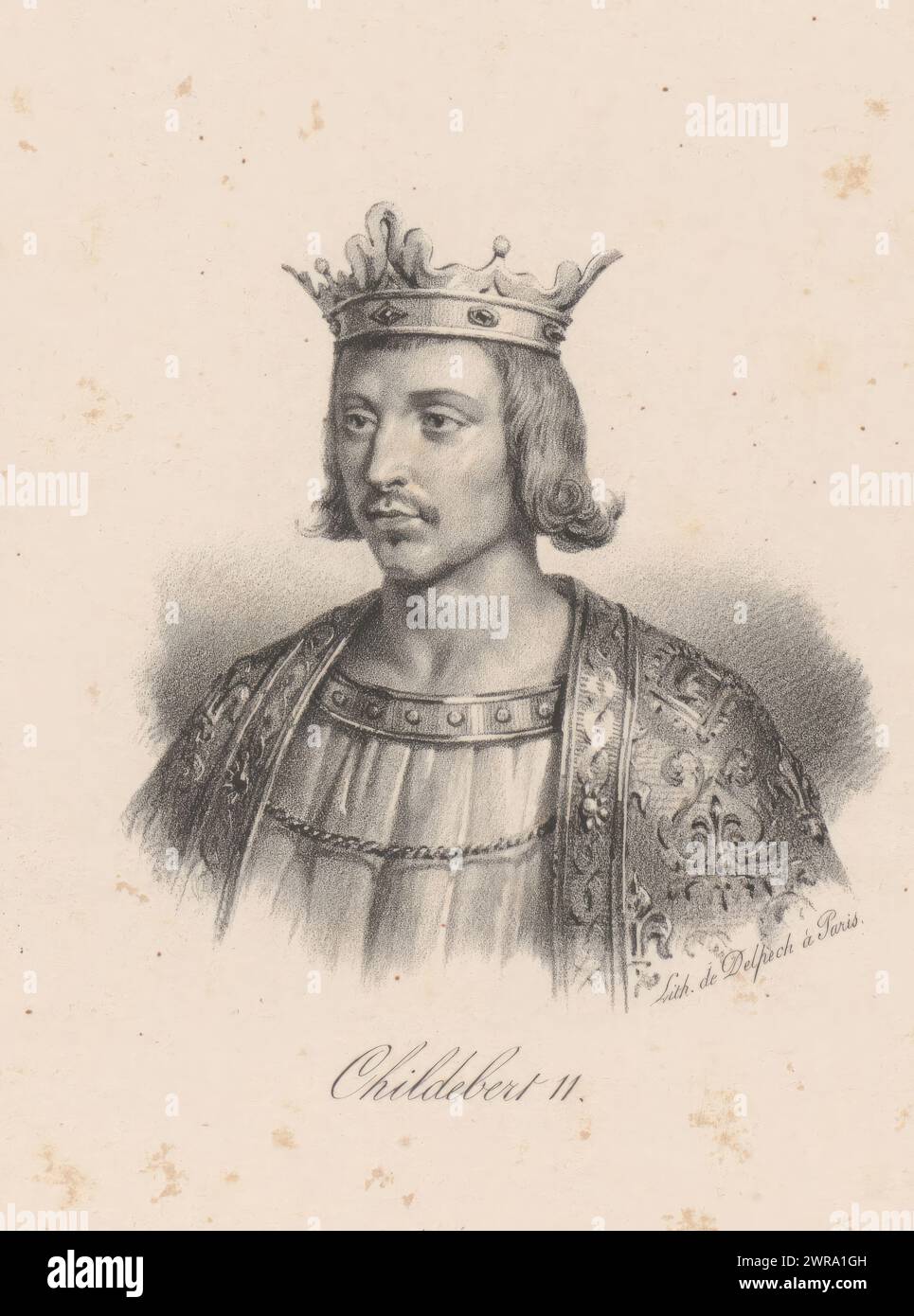 King childebert ii hi-res stock photography and images - Alamy