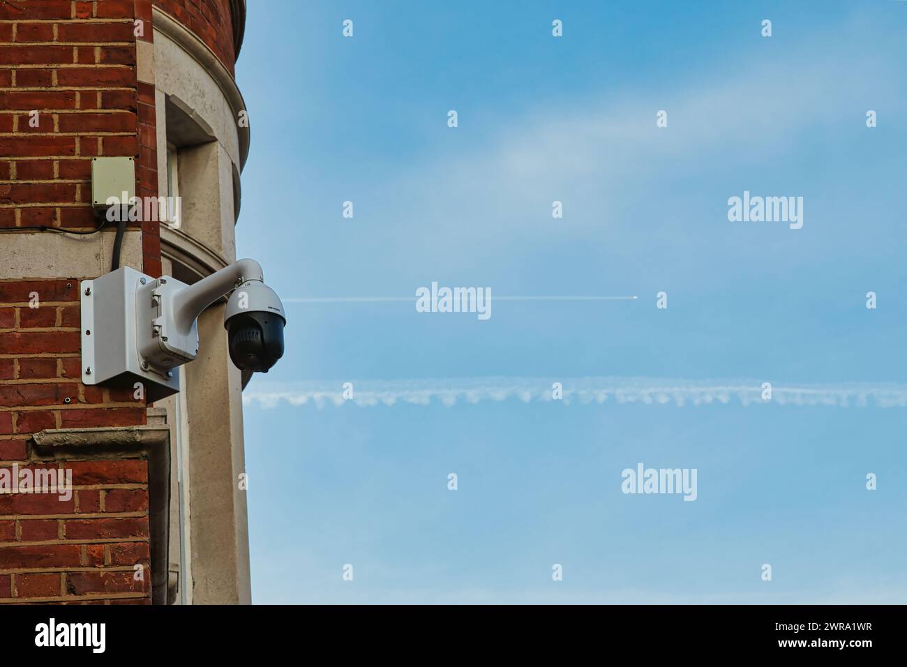 Photo of the CCTV on the building Stock Photo - Alamy