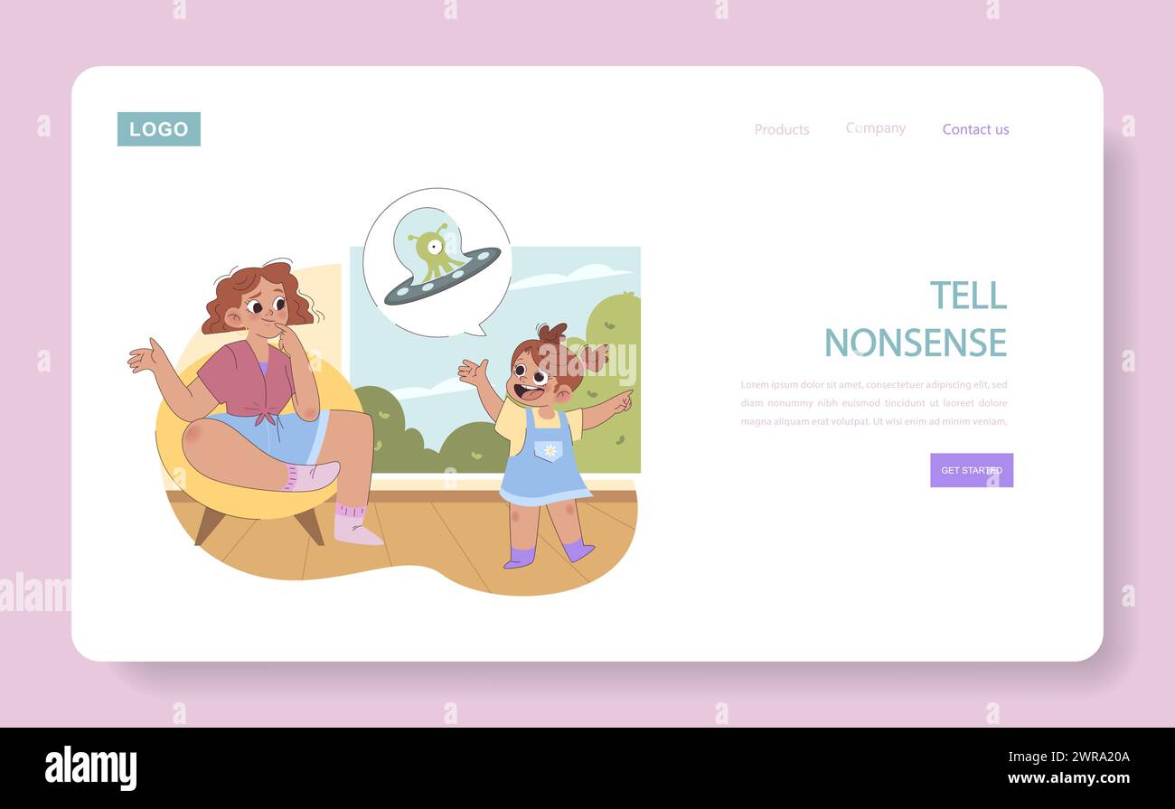 Imagination Unleashed concept. Child excitedly shares a fantastical ...