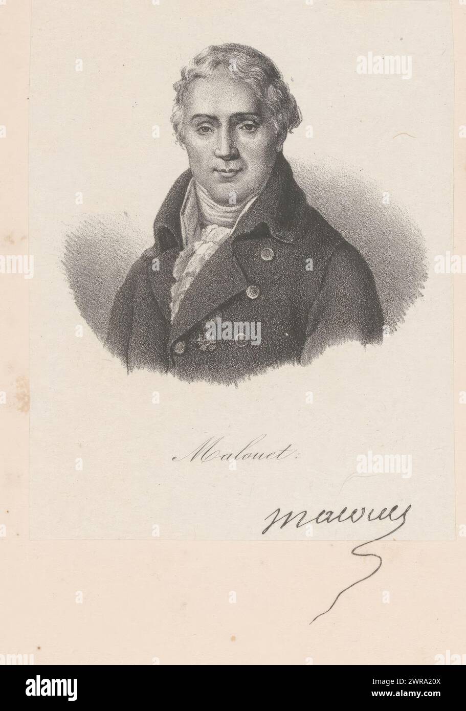 Portrait of Pierre-Victor Malouet, Malouet (title on object), print ...