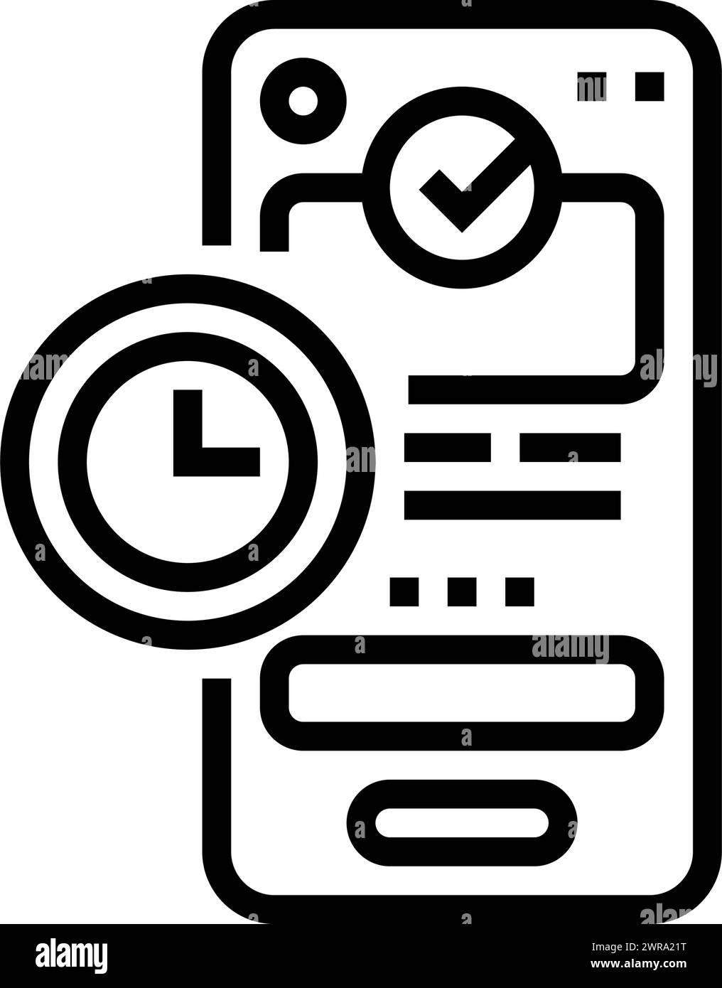 hick law ux ui design line icon vector illustration Stock Vector Image & Art - Alamy