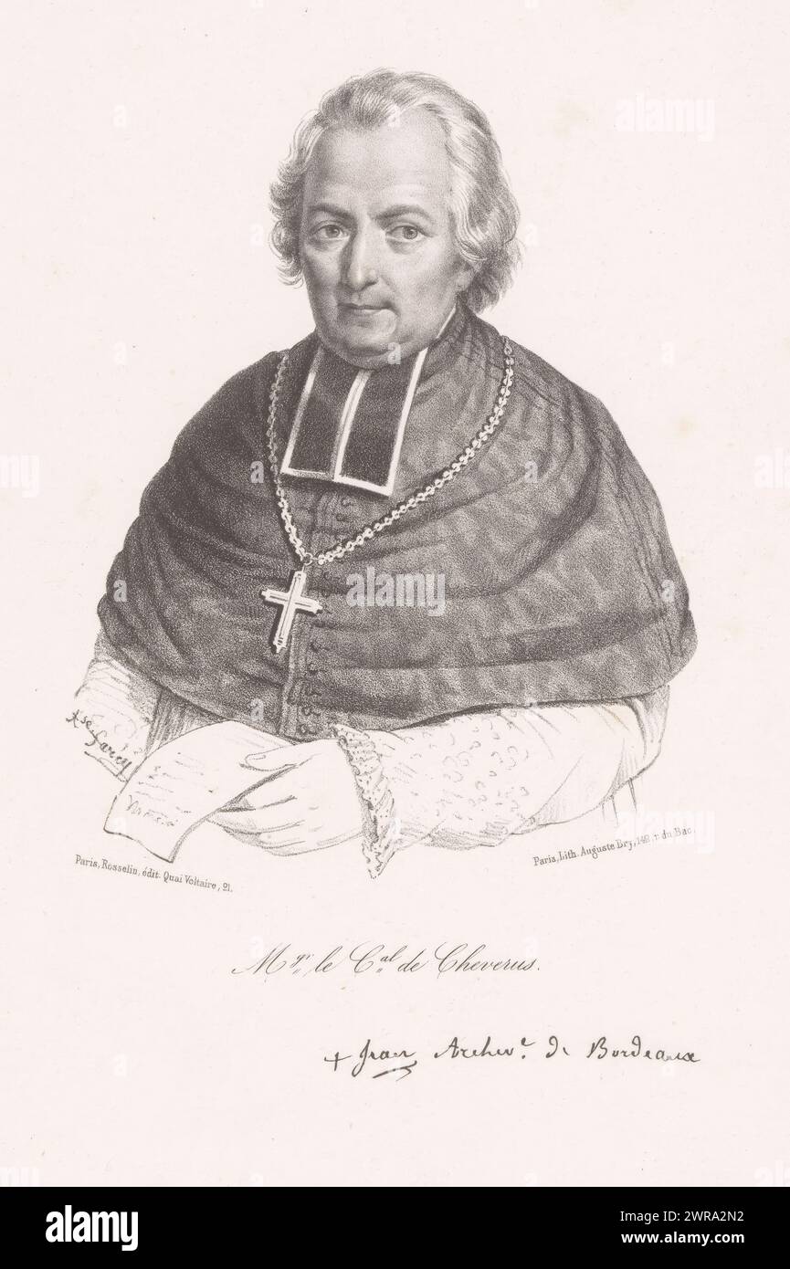 Cardinal jean lefebvre de cheverus hi-res stock photography and images ...