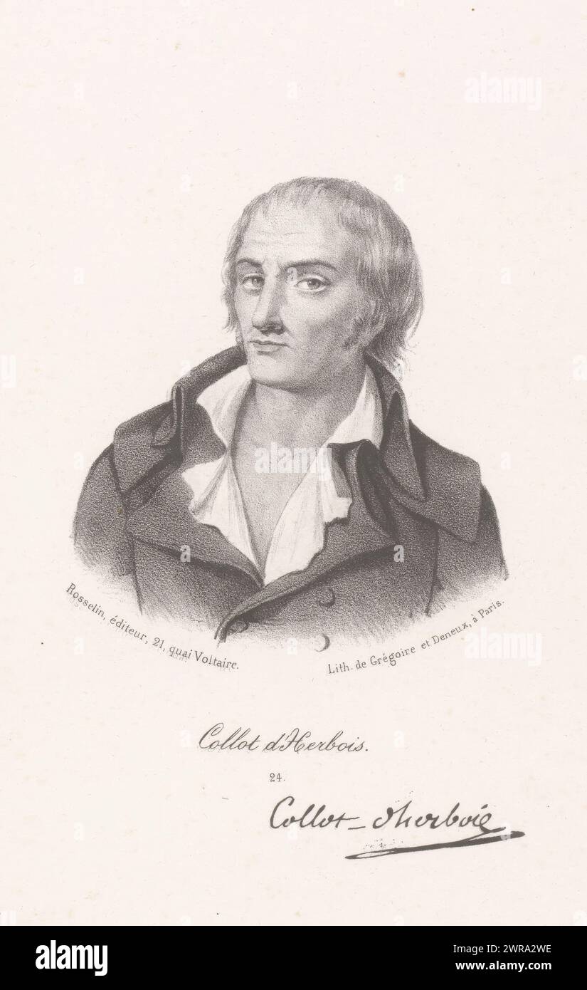 Portrait of jean marie collot dherbois hi-res stock photography and ...