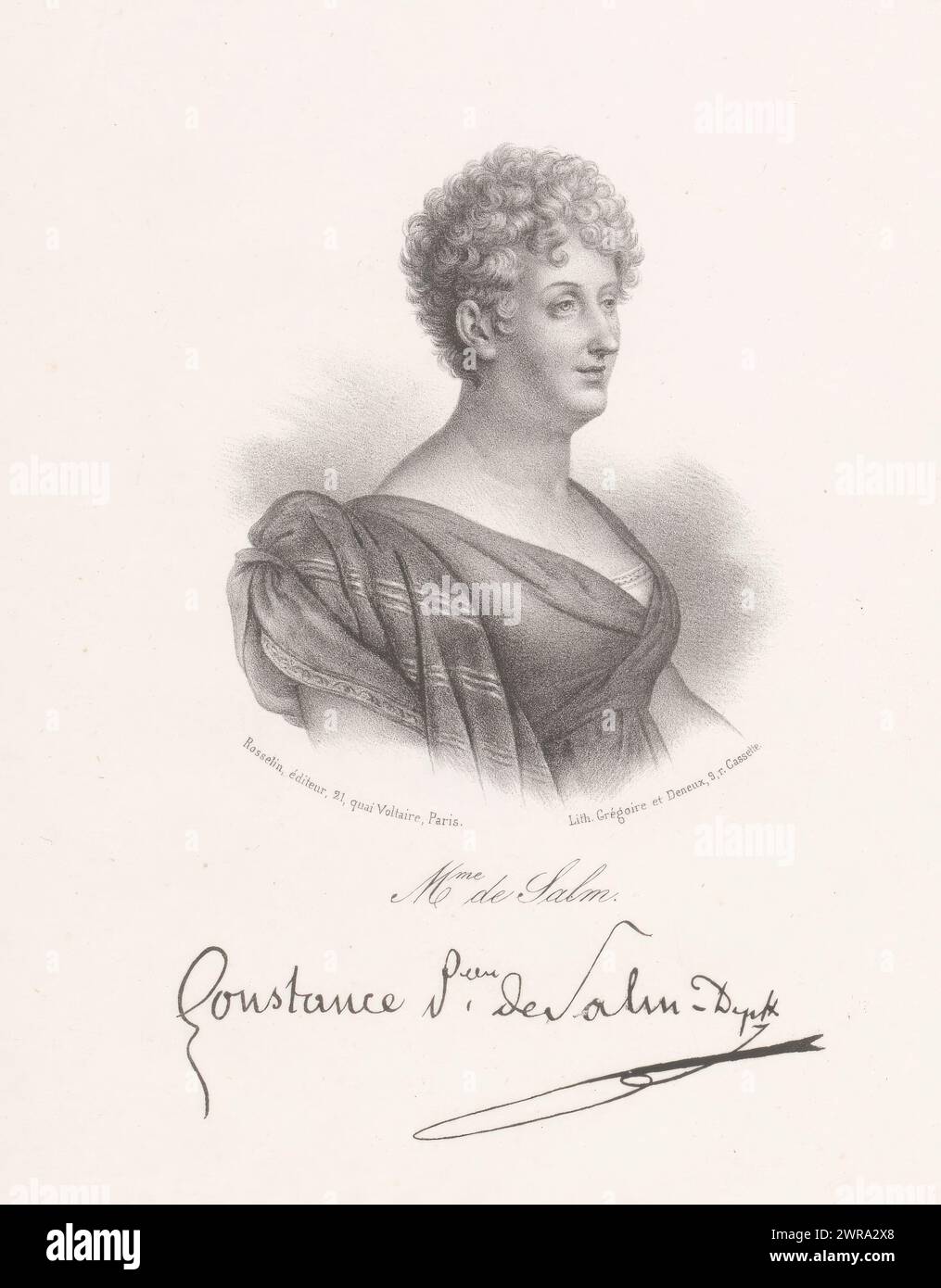 M me de salm hi-res stock photography and images - Alamy