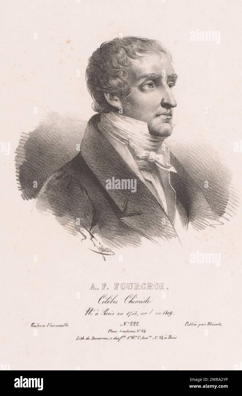 Portrait of Antoine-François Fourcroy, A.F. Fourcroi (title on object ...