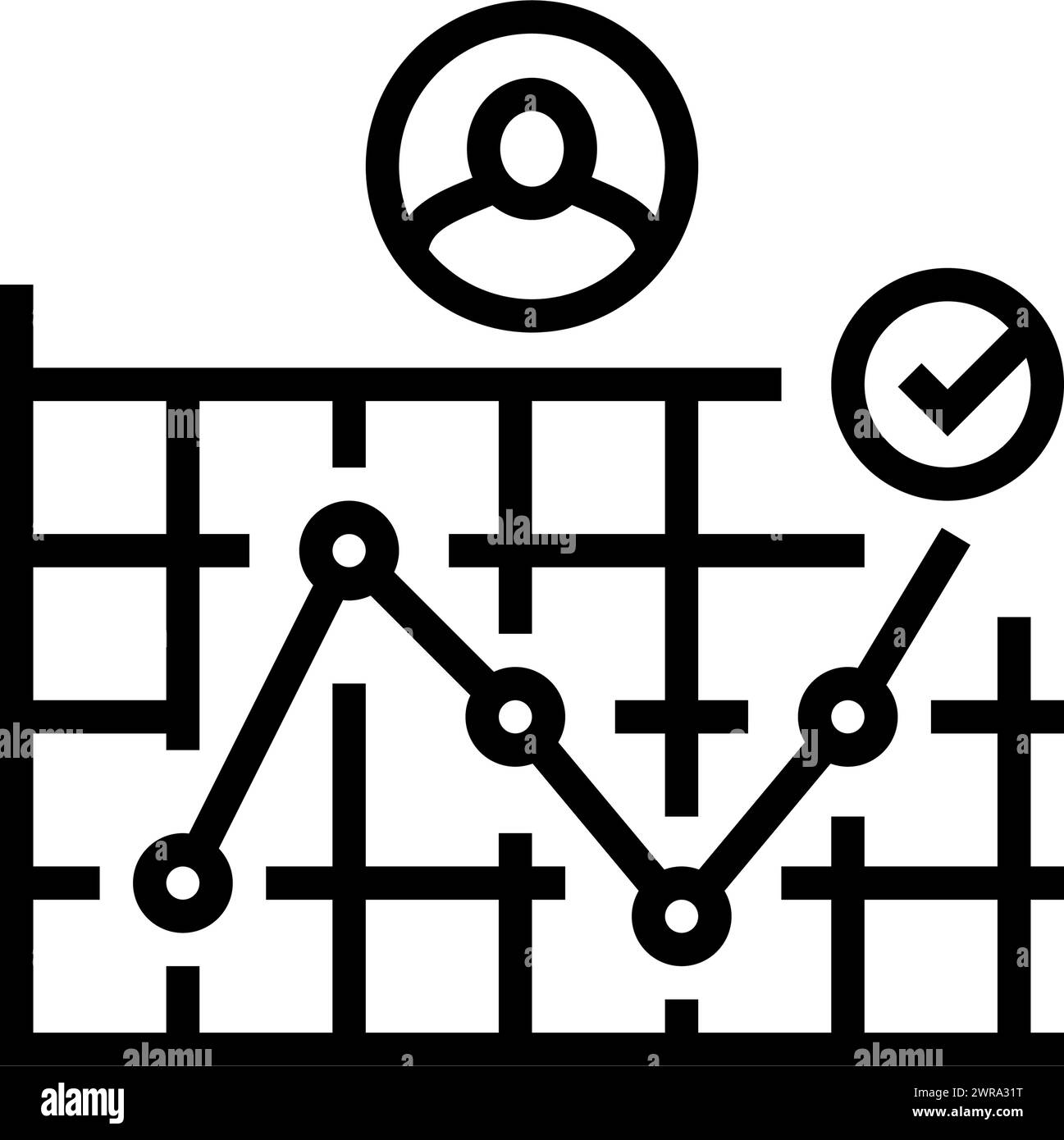 user journey map ux ui design line icon vector illustration Stock Vector Image & Art - Alamy