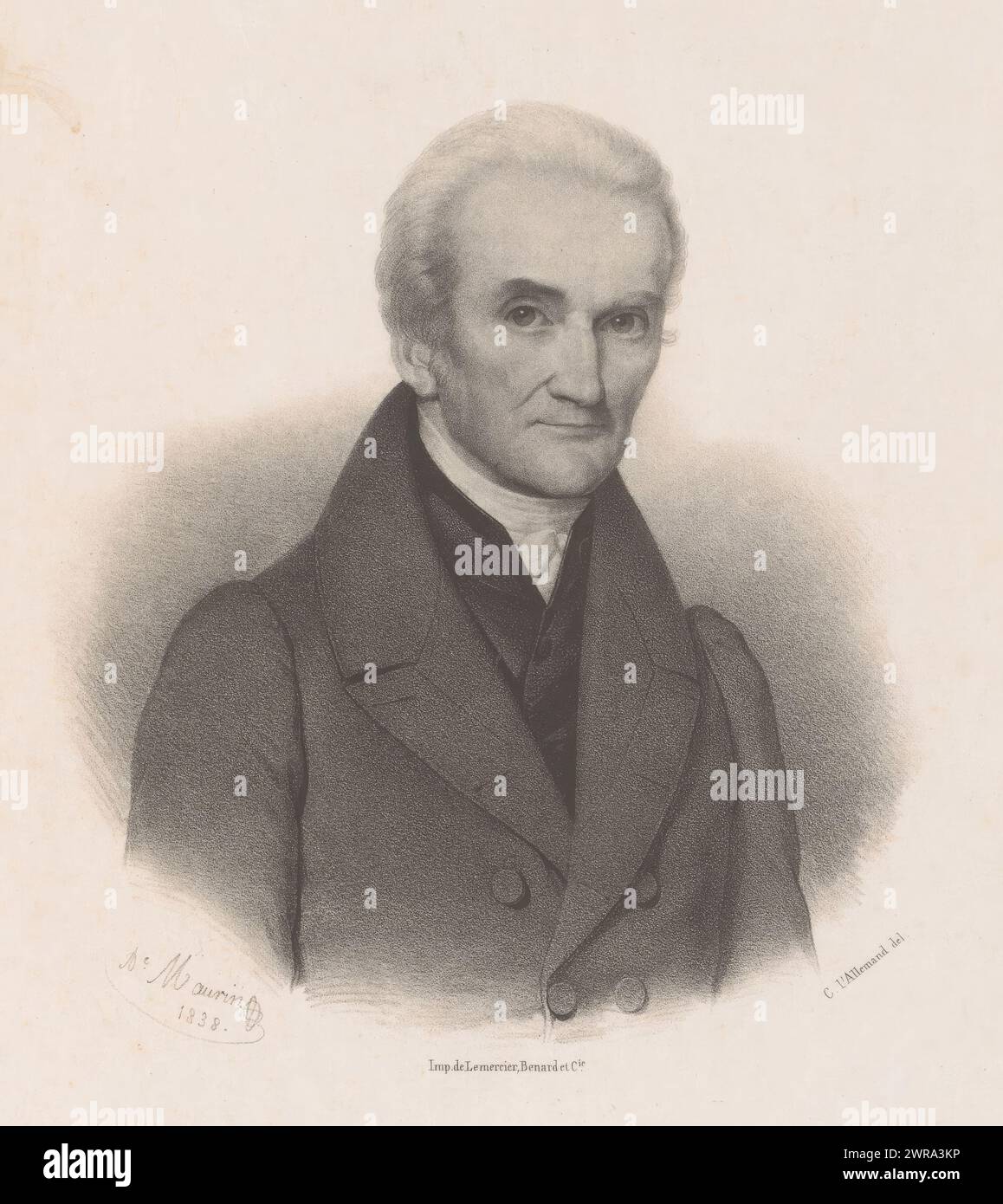 Portrait of Heinrich Eberhard Gottlob Paulus, Dr. HEDGE. Paulus (title ...