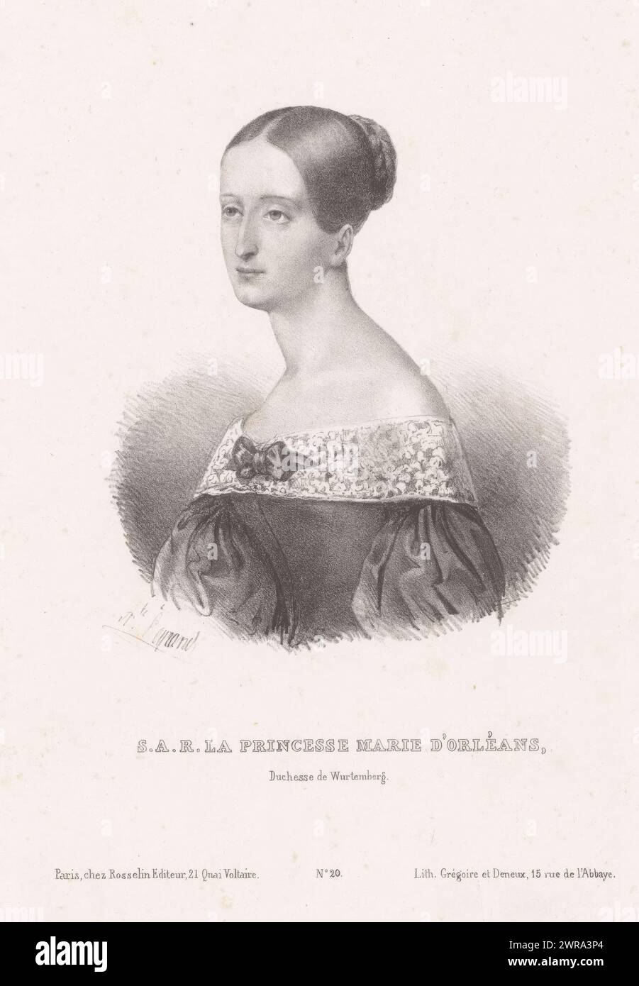 Portrait of Princess Marie d'Orléans, S.A.R. la Princesse Marie d ...