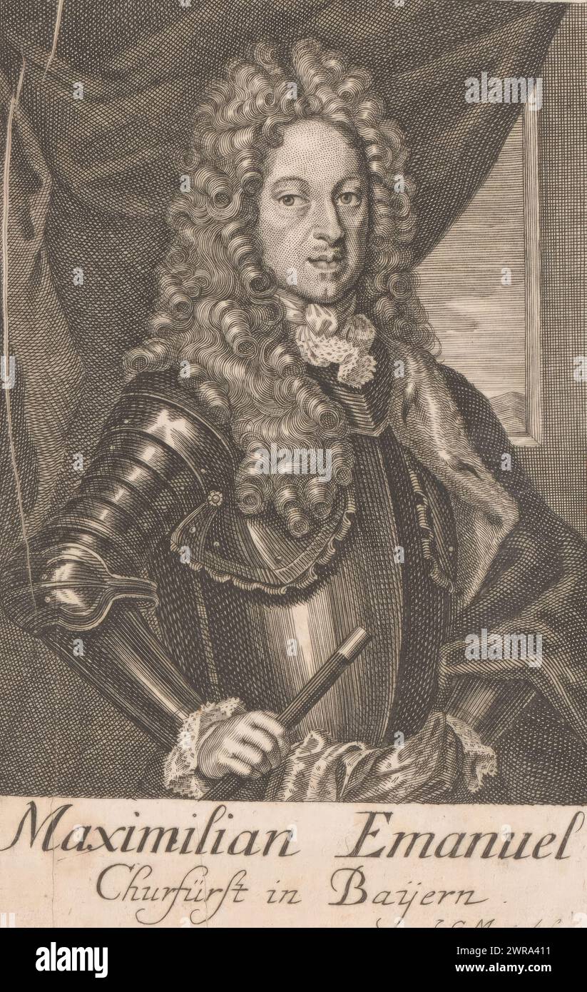 Portrait of Maximilian II Emanuel, Elector of Bavaria, print maker ...