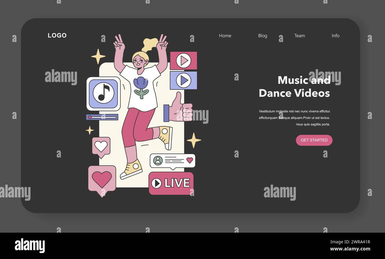 Rock videos Stock Vector Images - Alamy