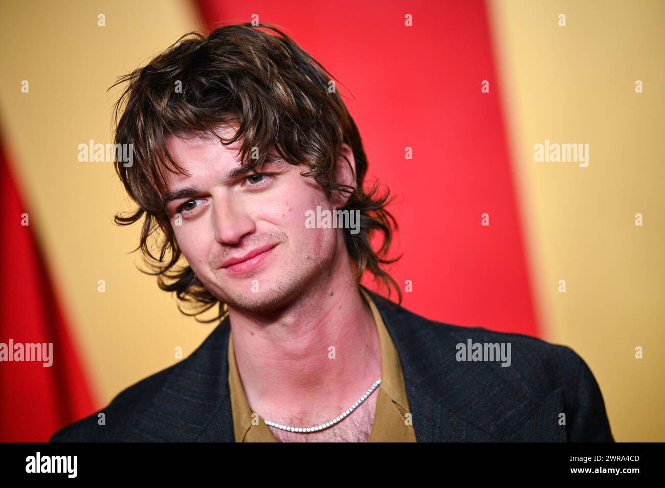 USA. 10th Mar, 2024. Joe Keery walking on the red carpet at the 2024 ...