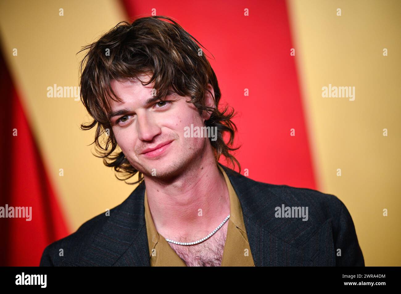 USA. 10th Mar, 2024. Joe Keery walking on the red carpet at the 2024 ...