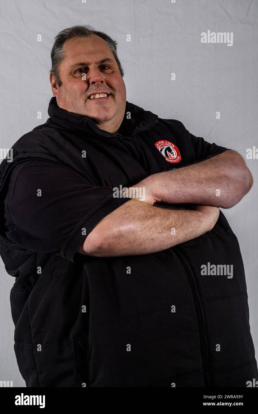 Belle Vue Colts' Joint Team Manager Steve Williams during the Belle Vue ...