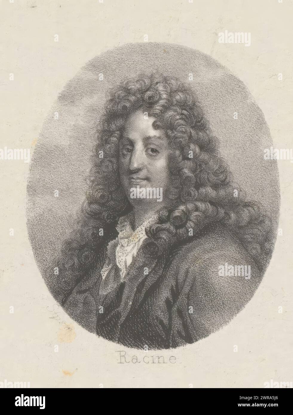 Portrait of Jean Racine, Racine (title on object), print maker: Joseph ...