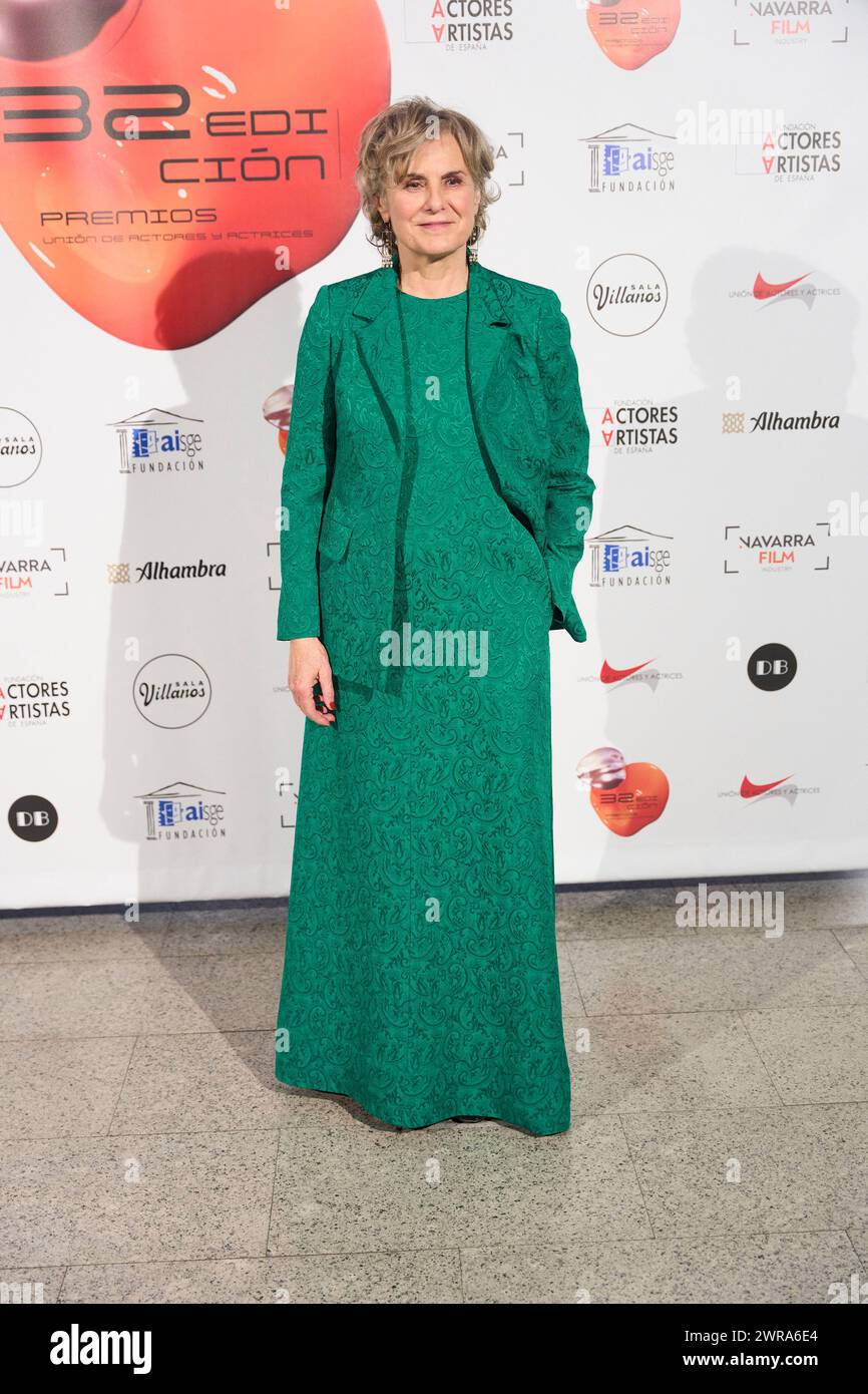 Madrid. Spain. 20240311, Ana Gracia attends 32nd 'Union de Actores y ...