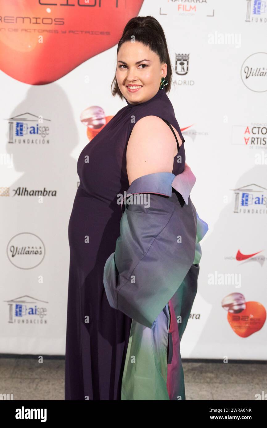 Madrid. Spain. 20240311, Laura Galan attends 32nd 'Union de Actores y ...