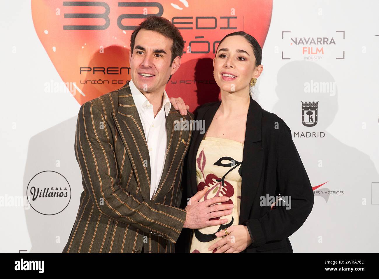 Madrid. Spain. 20240311, Daniel Muriel, Candela Serrat attends 32nd ...