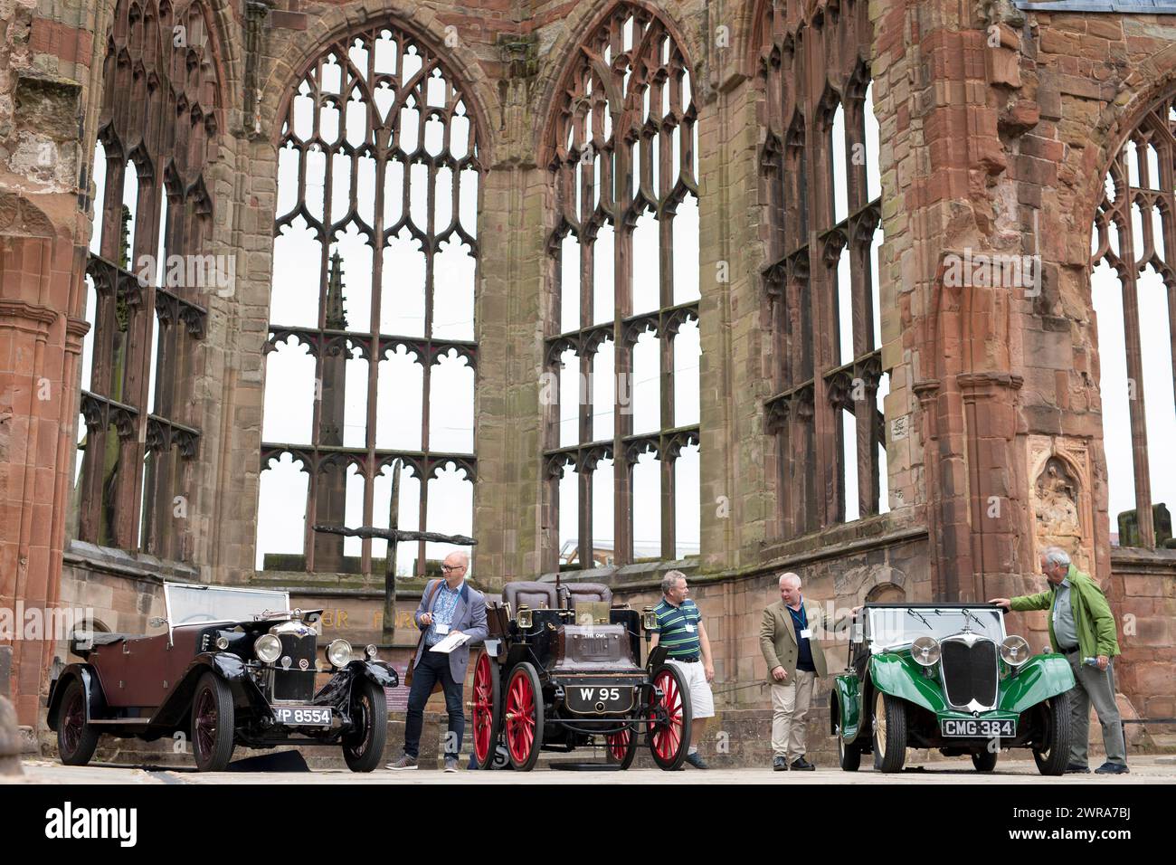 25/07/21 Three of the Coventry built cars (L/R): 1929 Riley Mk IV ...