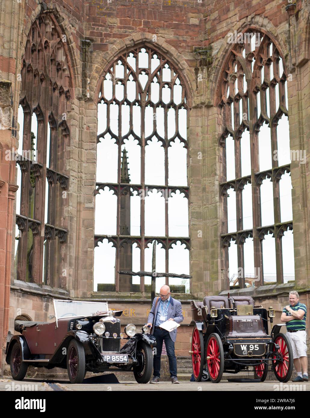 25/07/21 Two of the Coventry built cars (L/R): 1929 Riley Mk IV Fabric ...