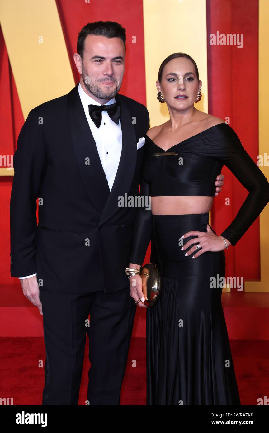 Ben Winston mit Ehefrau Meredith Winston bei der Vanity Fair Oscar Party 2024 anlässlich der 96 ...