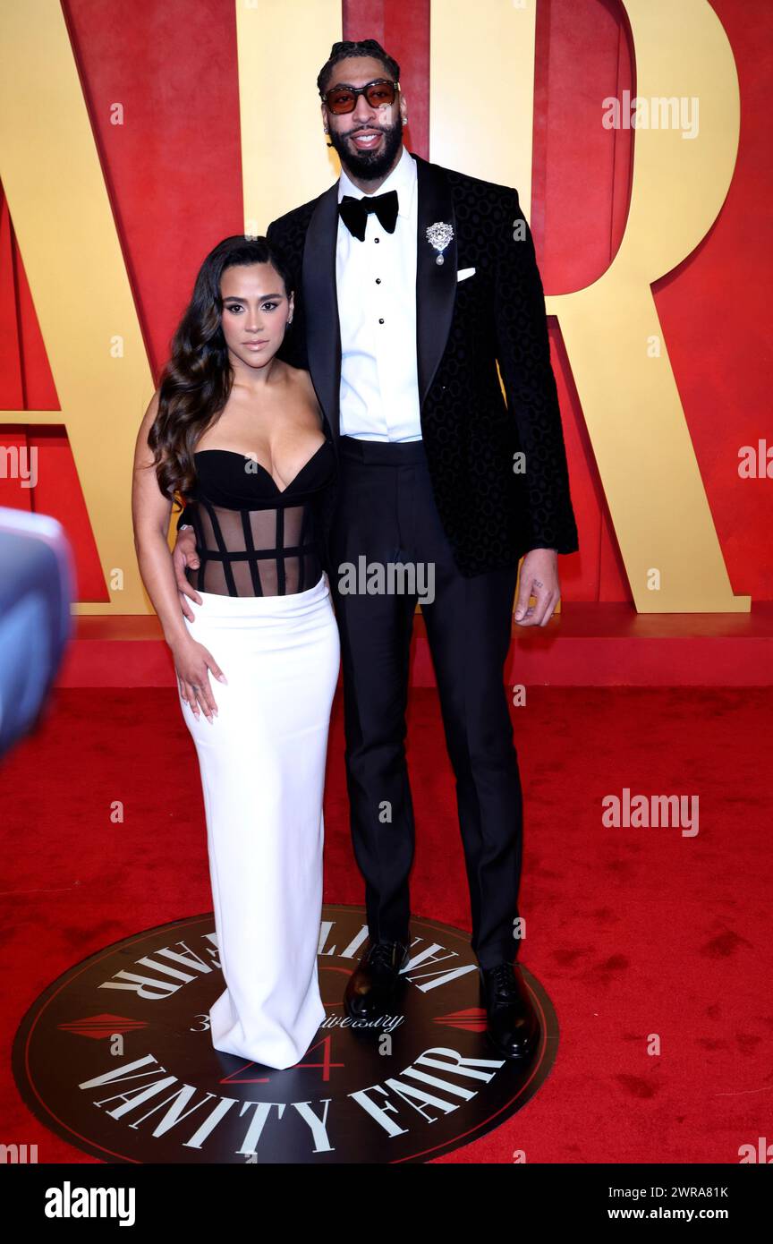 Anthony Davis mit Ehefrau Marlen Davis bei der Vanity Fair Oscar Party ...