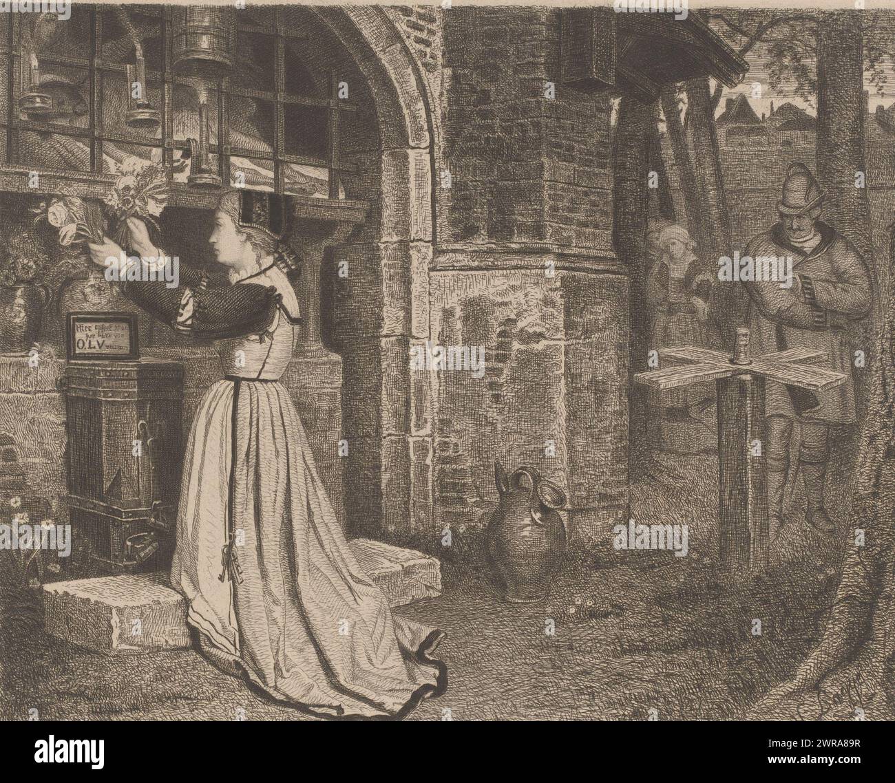 Faust and gretchen in the garden hi-res stock photography and images ...