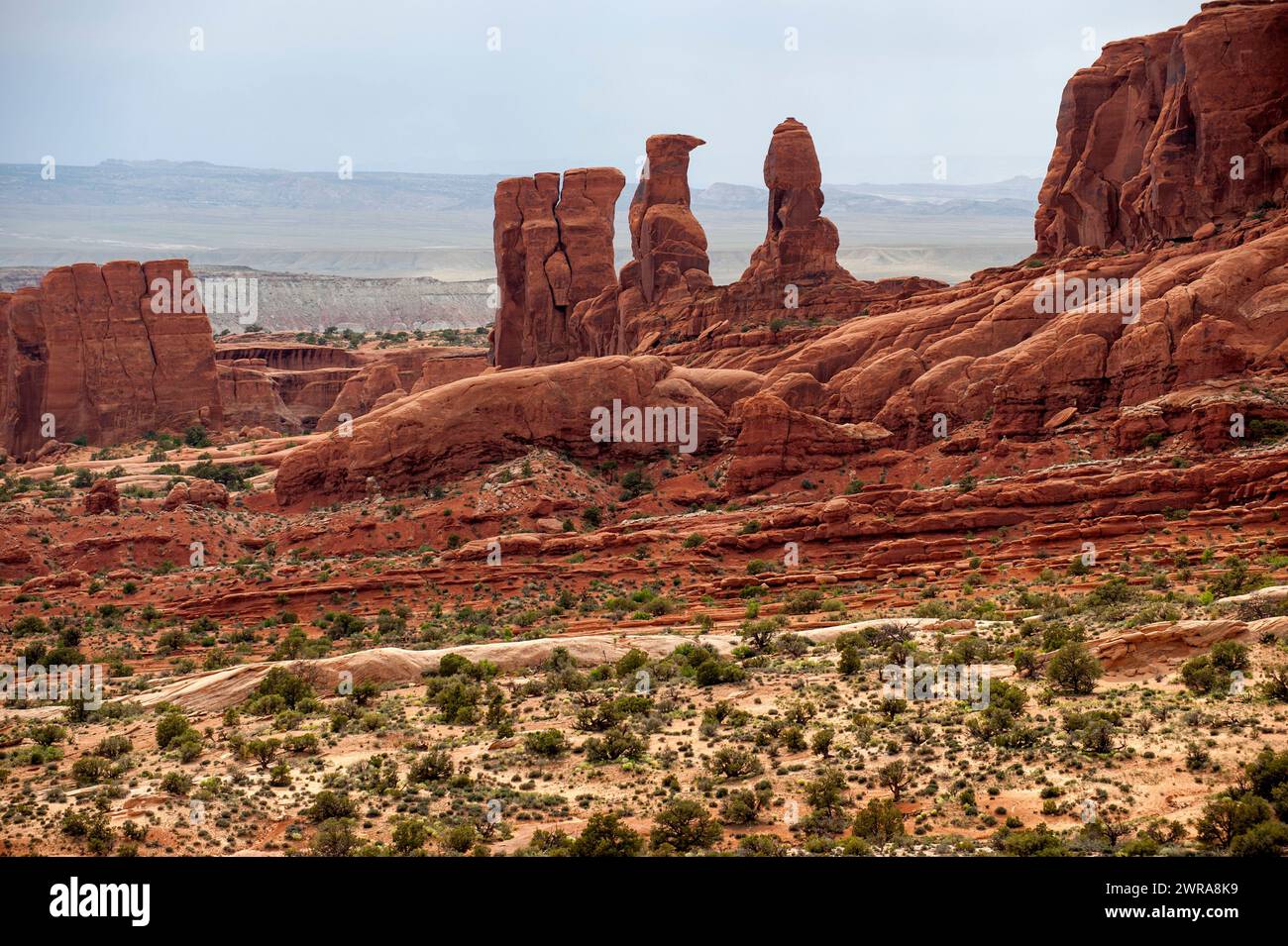 Horus, the Egyptian bird-god, and two companions in the Klondike Bluffs ...