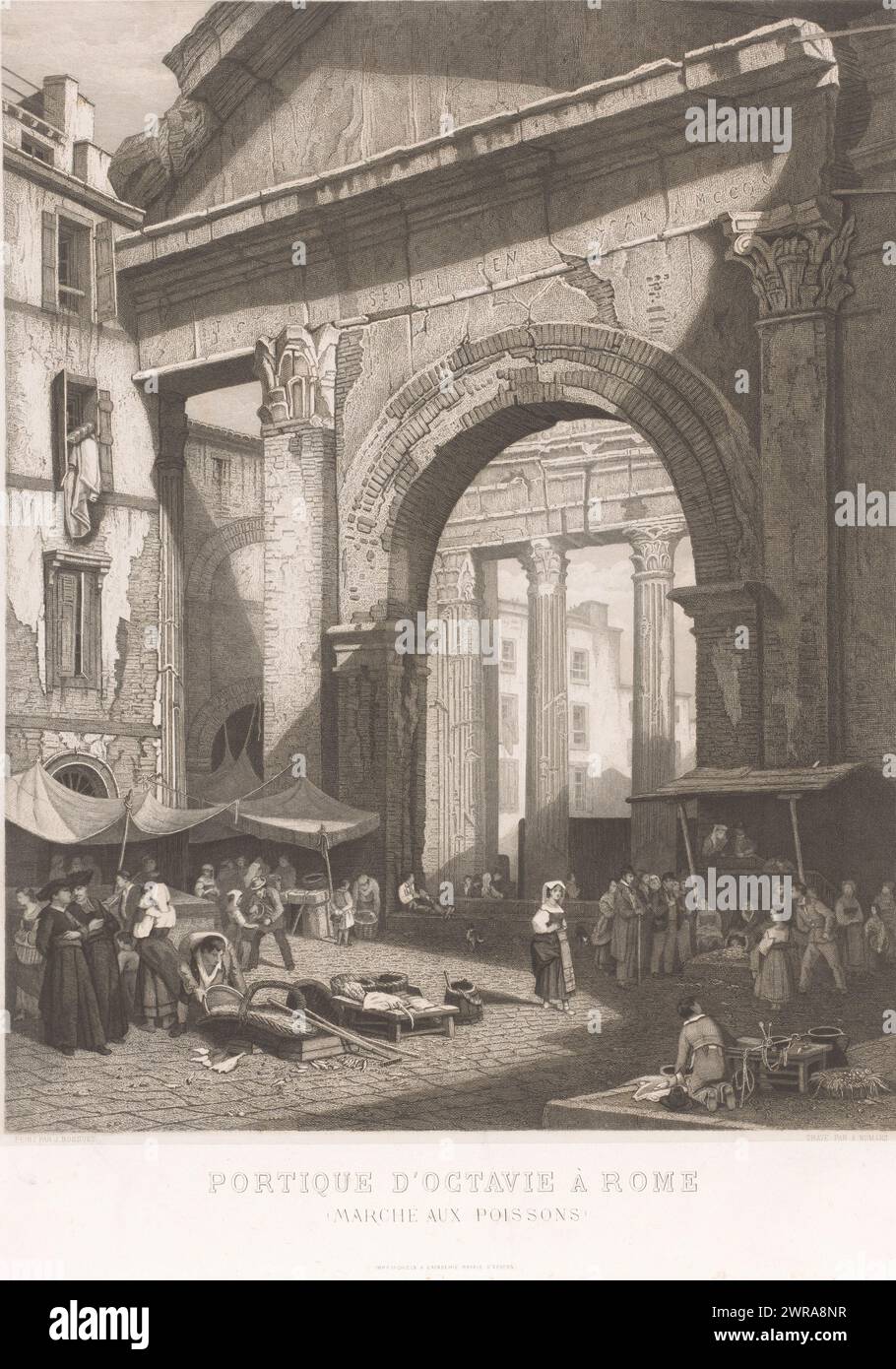 Portique doctavie a rome hi-res stock photography and images - Alamy