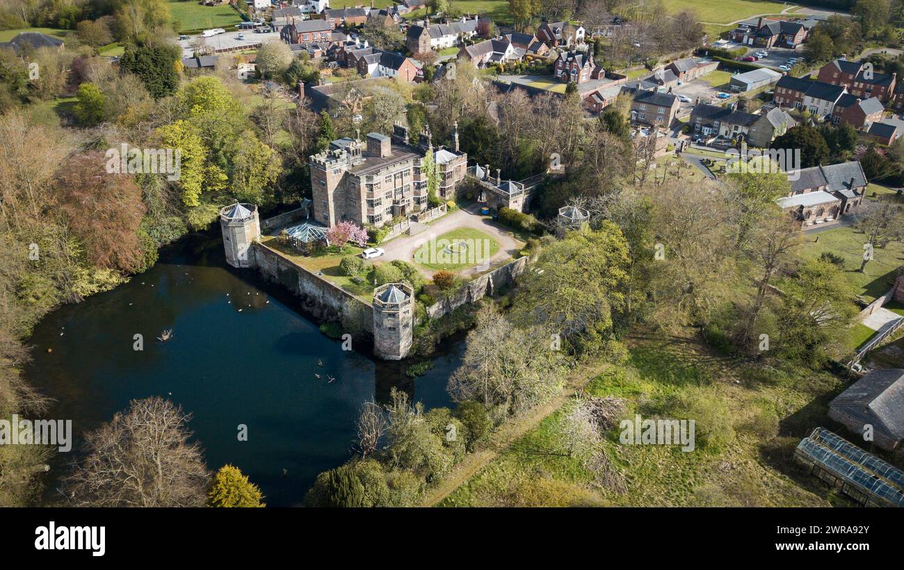 29/04/21 Caverswall Castle, one of the last habitable moated castle in ...