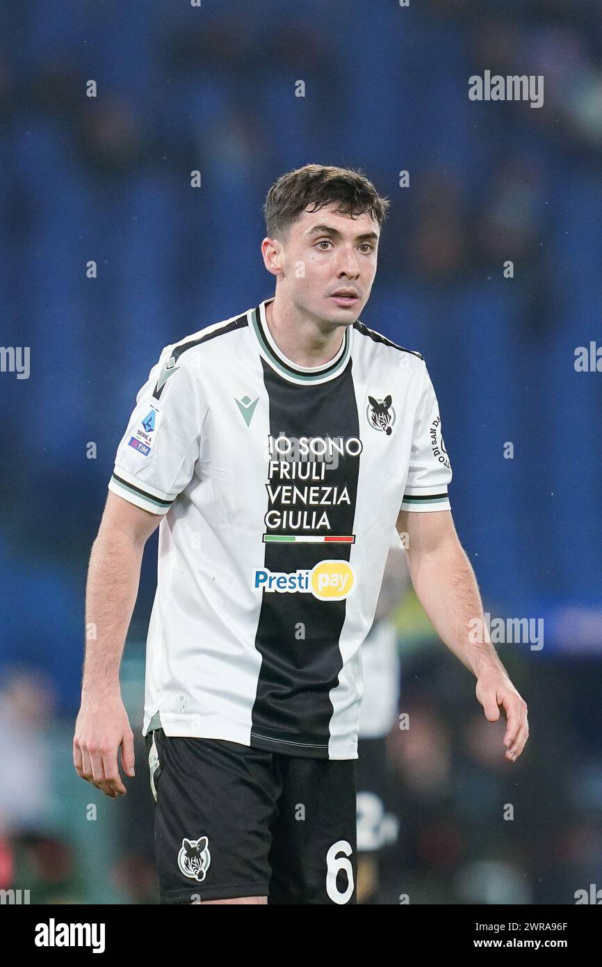 Rome, Italy. 11th Mar, 2024. Oier Zarraga of Udinese Calcio looks on ...