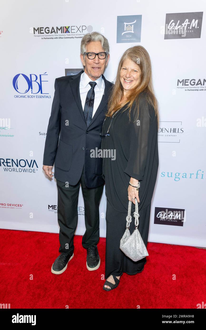 Los Angeles, USA. 10th Mar, 2024. Actor Eric Roberts with wife Eliza ...