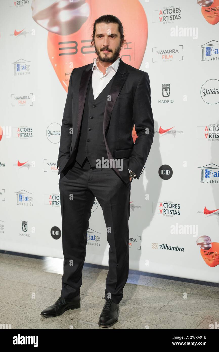 Yon Gonzalez attend the red carpet for the Unión De Actores Awards 2024 ...