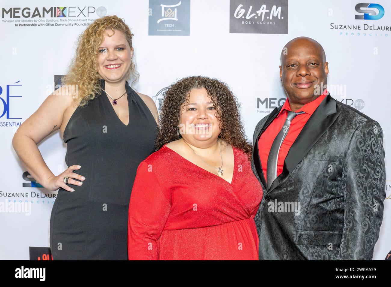 Los Angeles, USA. 10th Mar, 2024. Crown Tech reps Stephanie Moore ...
