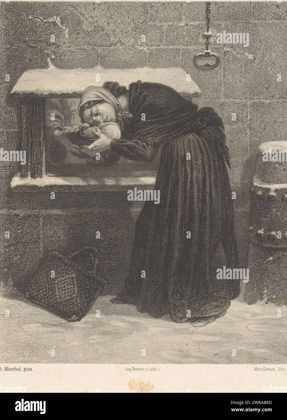 Woman handing over baby hi-res stock photography and images - Alamy