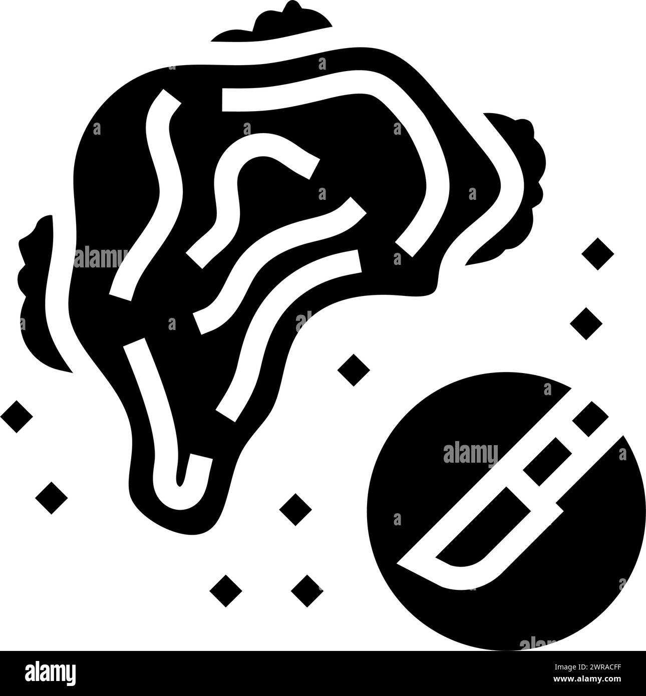 debridement surgery glyph icon vector illustration Stock Vector Image ...